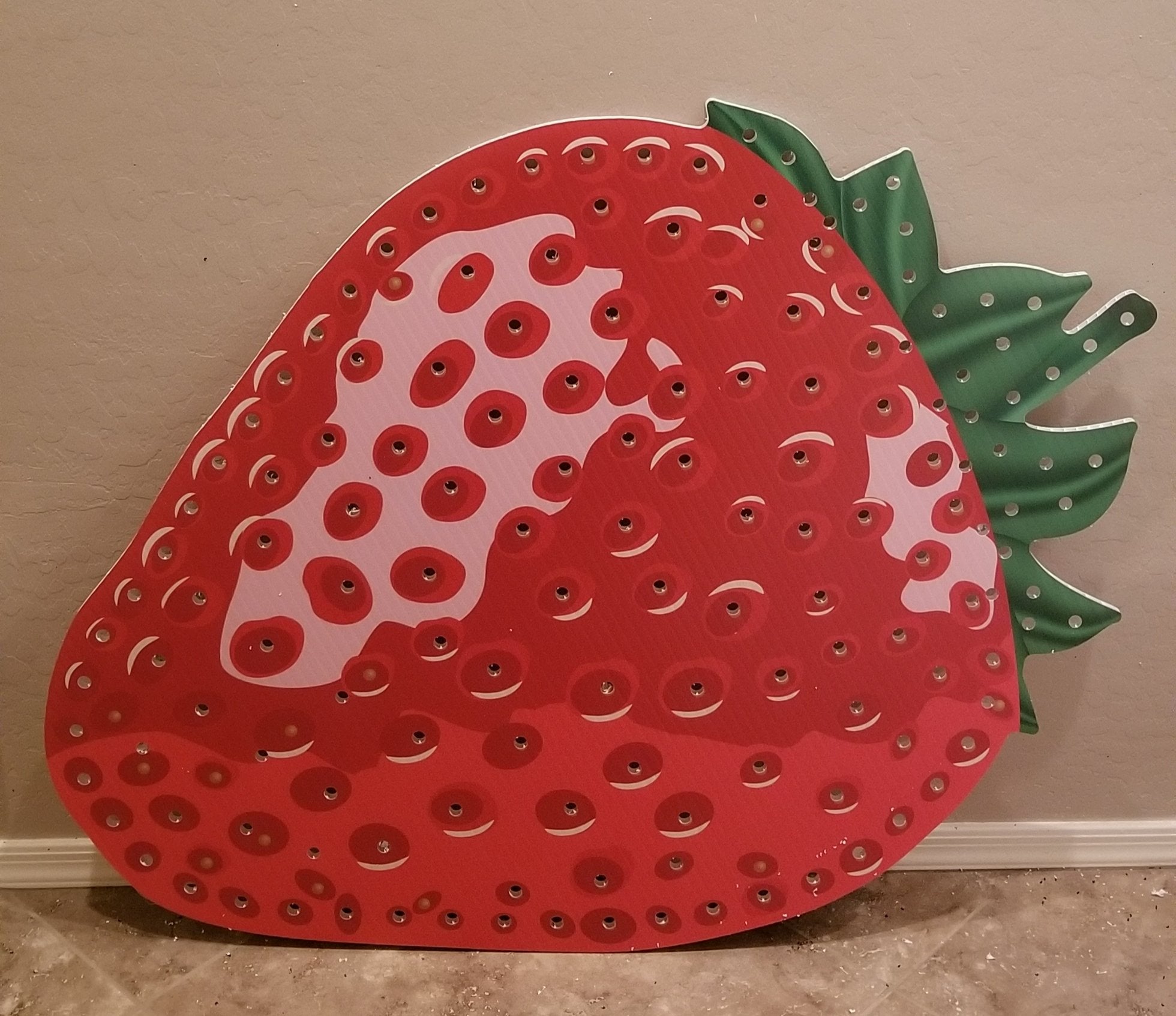 Delight in Impression Strawberries with RGB Pixels