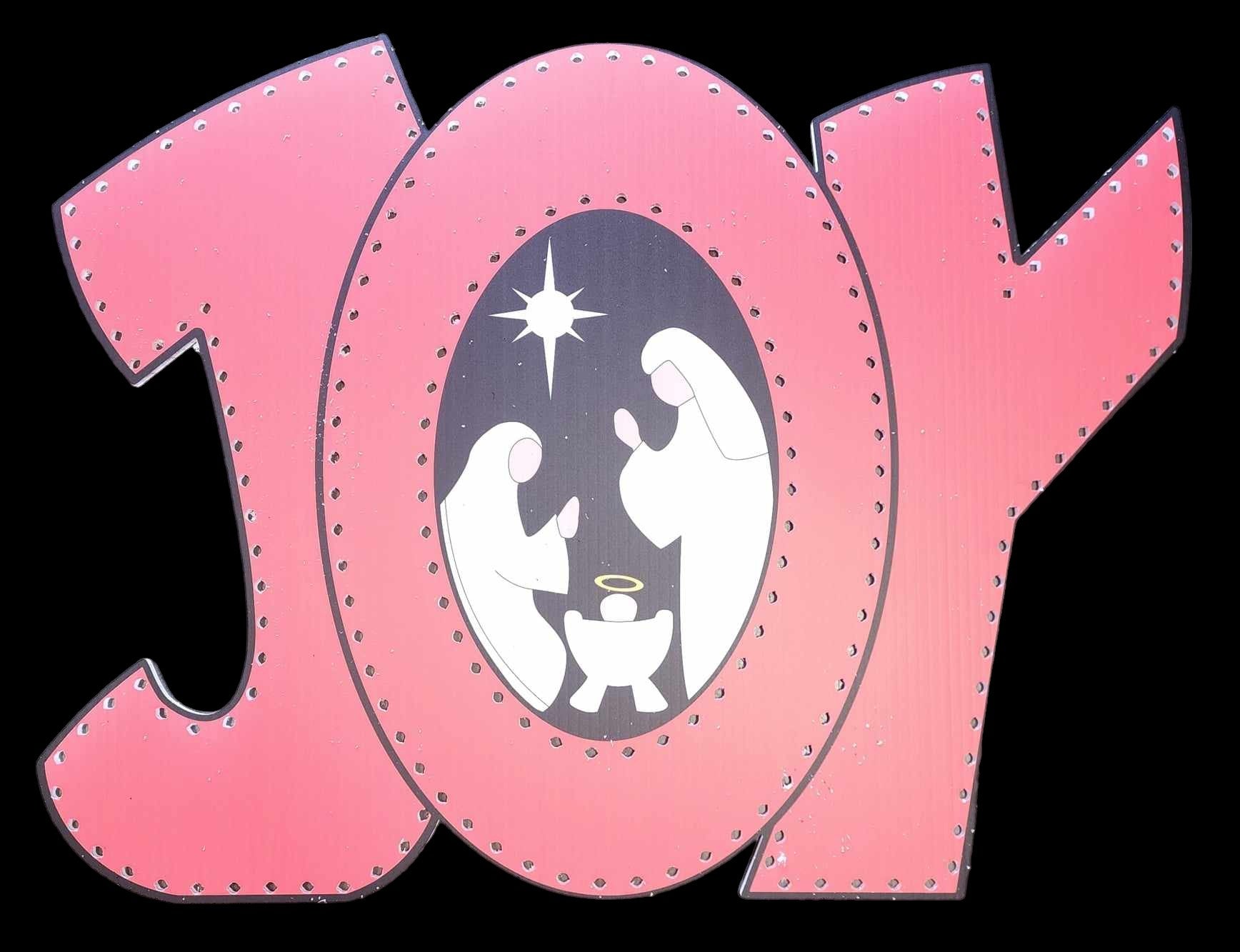 Stunning Impression Joy Sign with RGB Pixels