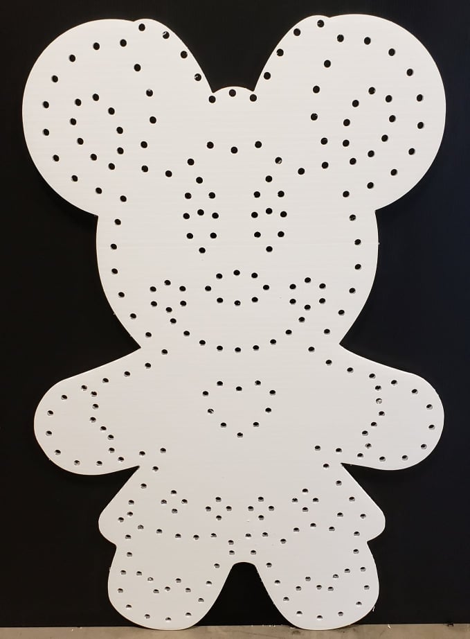 Ginger Mice: Laser Cut RGB Pixels from Gilbert Engineering USA