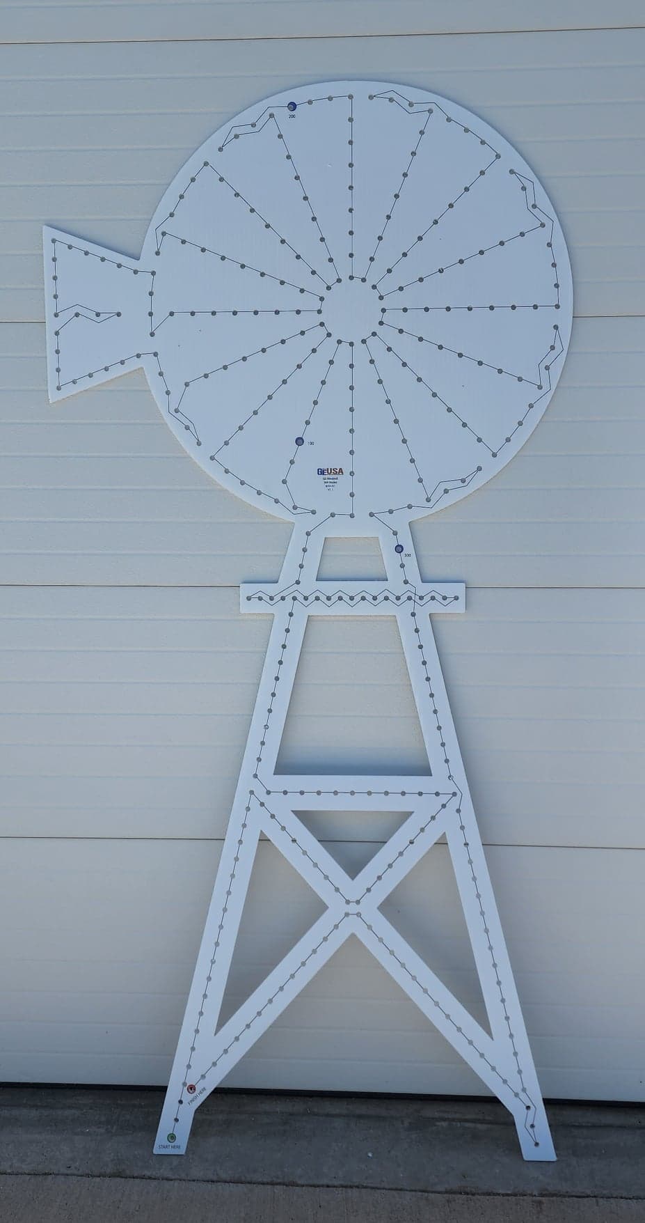 Exciting 365 Node Windmill with RGB Pixels by Gilbert Engineering USA