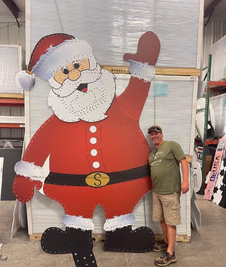 Exciting Waving Singing Santa by Gilbert Engineering USA