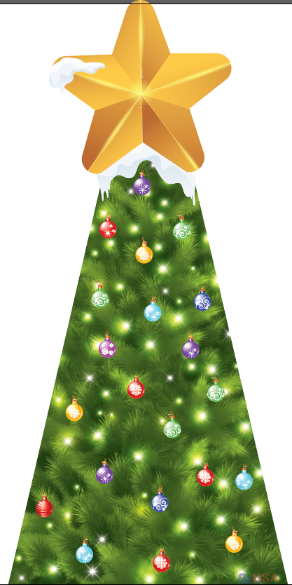 IMPRESSION Twinkly Flat Mini Trees with RGB Pixels