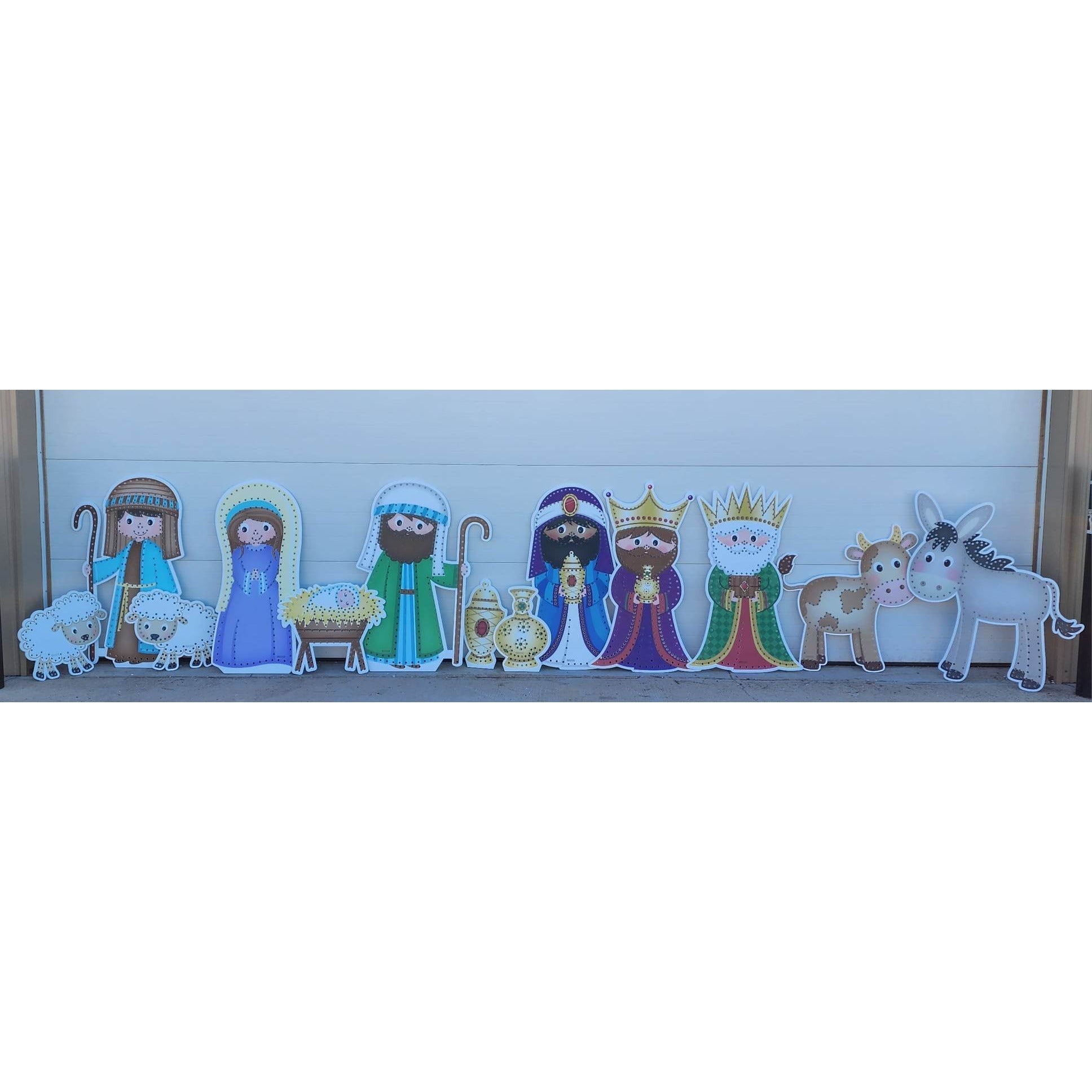 IMPRESSION Nativity Scene: Baby Jesus in RGB Pixels