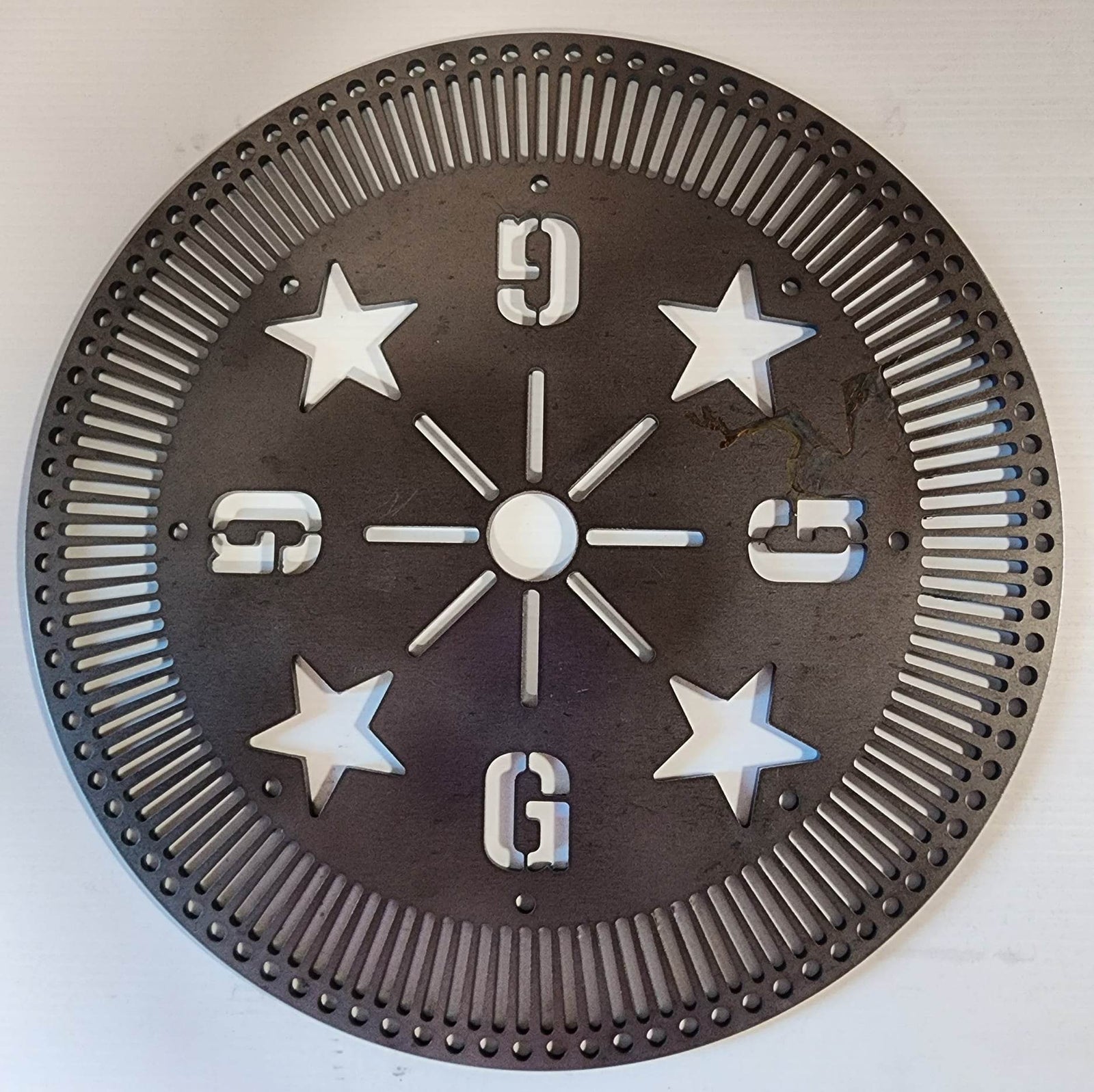 Vibrant Steel Tree Toppers in Voodoo Blue & Emerald Green