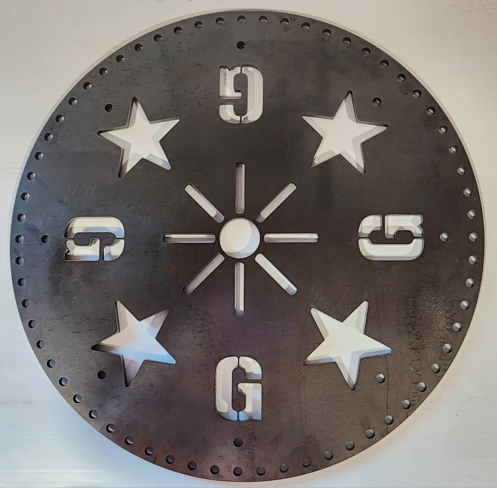 Vibrant Steel Tree Toppers in Voodoo Blue & Emerald Green