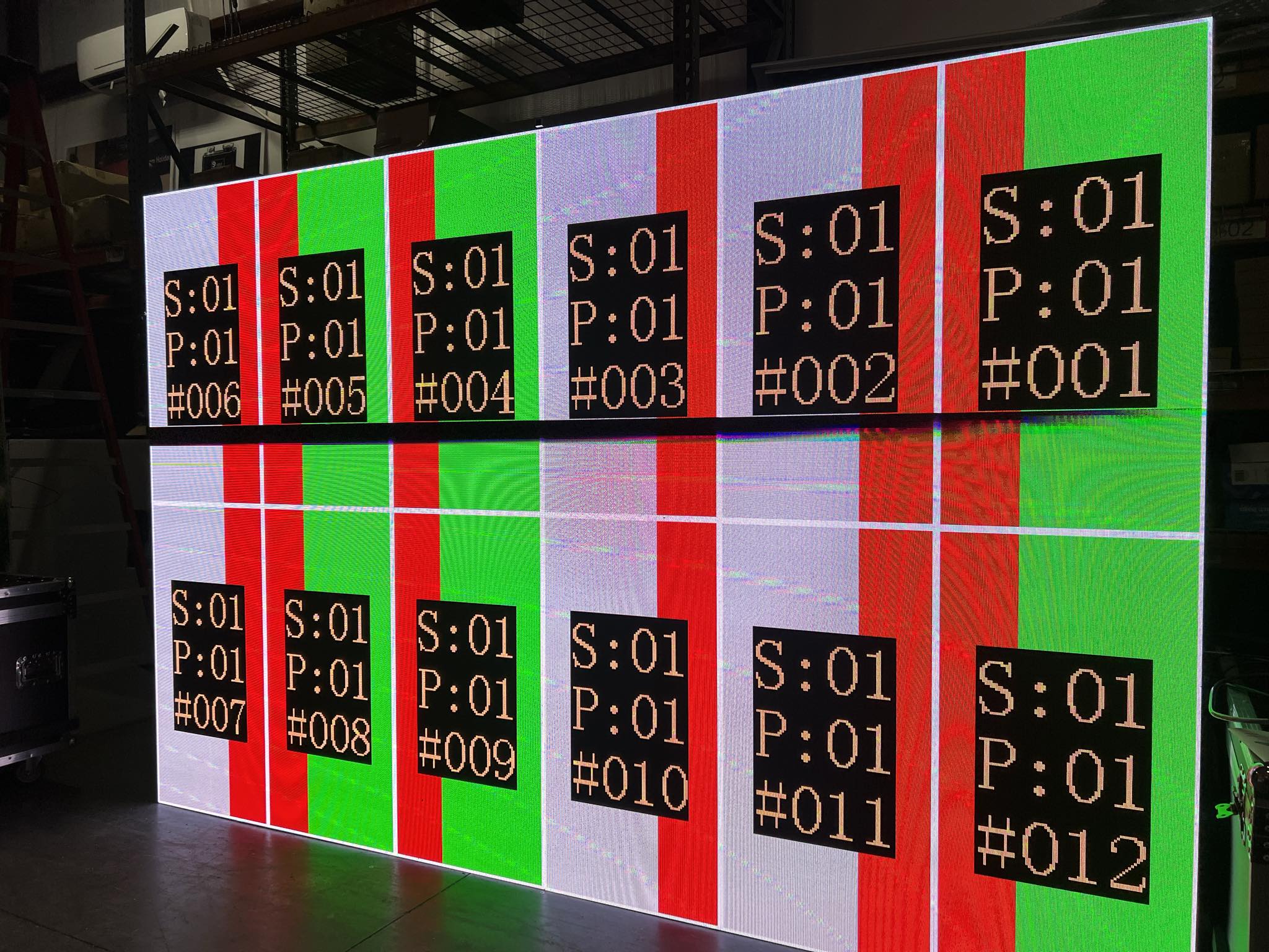 Outdoor LED Wall P2.604 with Flight Cases from Gilbert Engineering USA