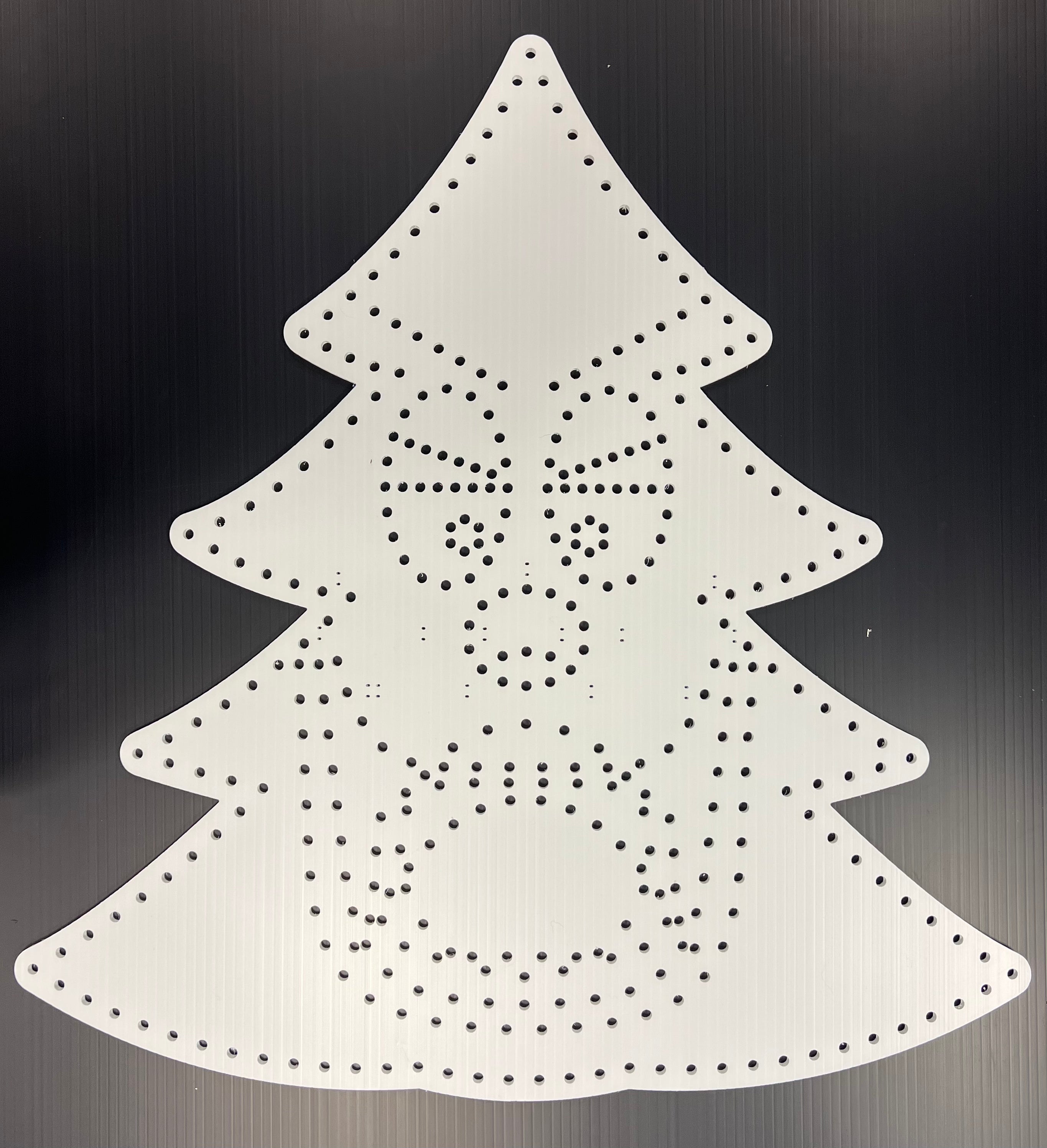 Grumpy Singing Tree - Laser Cut RGB Pixels by Gilbert Engineering USA