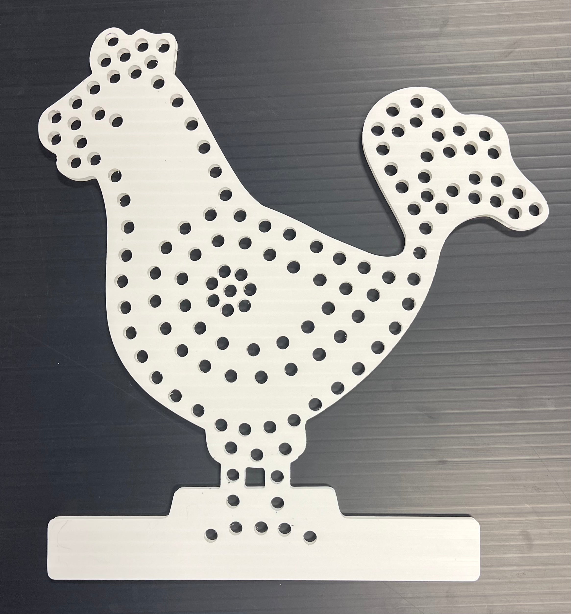 Whimsical Rooster Prop for RGB Pixel Light Shows