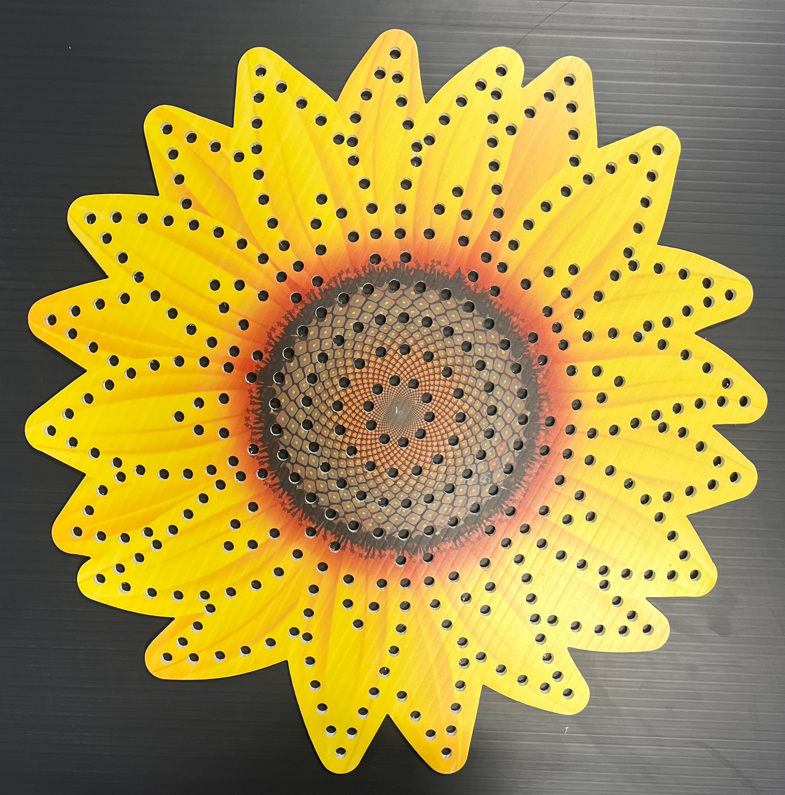 IMPRESSION Sunflowers: 400 Node RGB Pixel Art