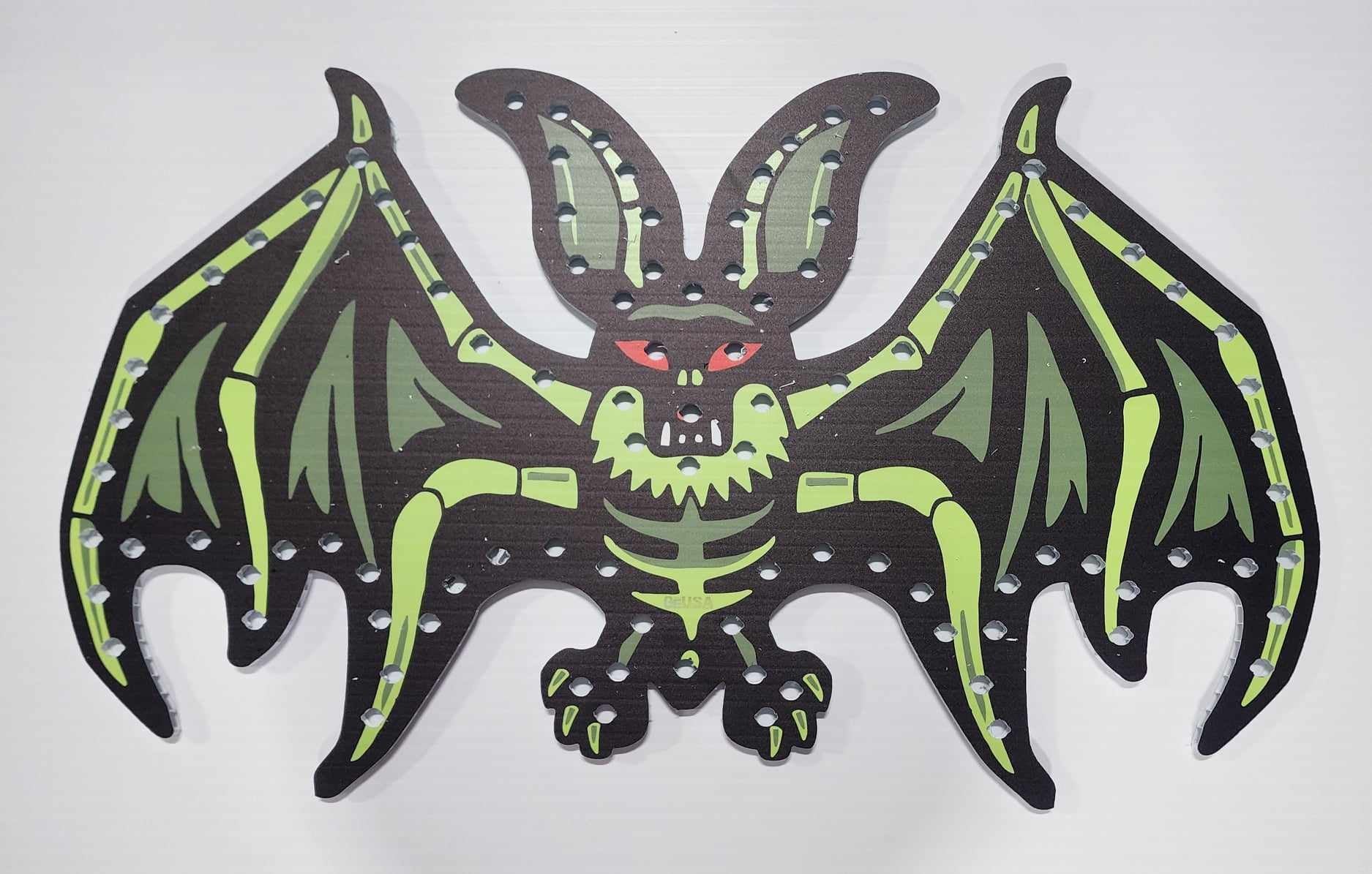 Exciting Nightmare Bats for RGB Pixel Displays