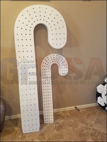 Candy Canes for 12mm RGB Pixels - Gilbert Engineering