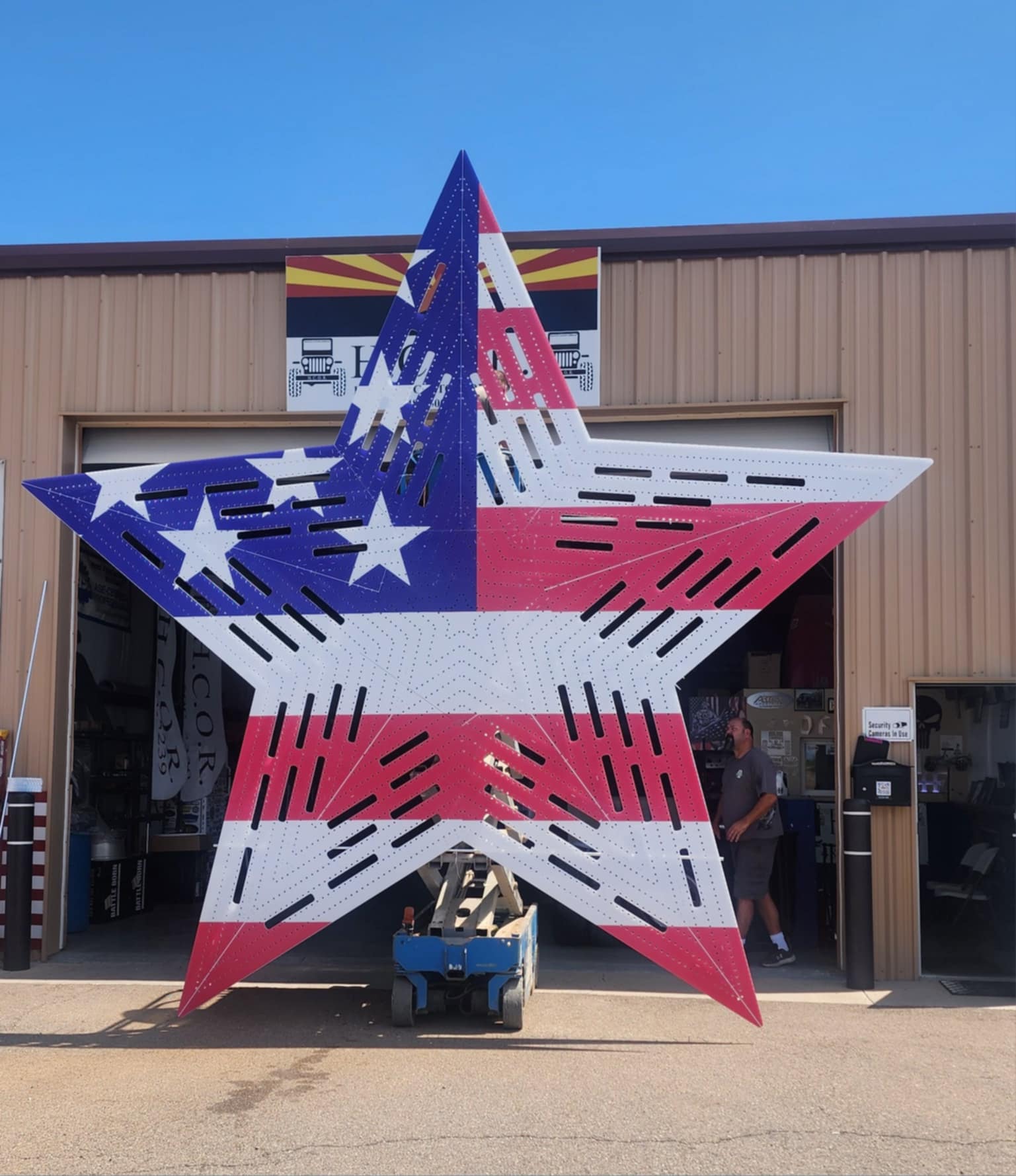 Super Mega Star: Massive 3600 Node RGB Display