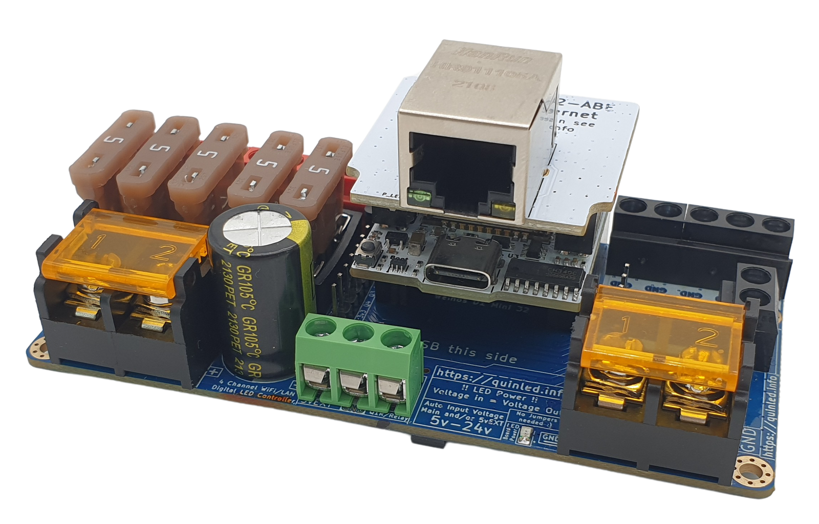 GEUSA - QuinLED-Dig-Quad DIY v3 (Pre-Assembled)